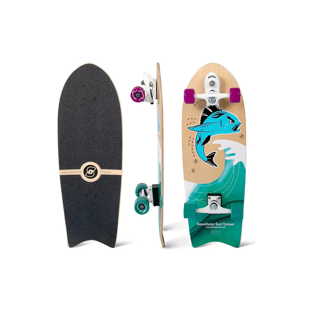 SmoothStar 30″ Flying Fish (Green) – ZinkSurf