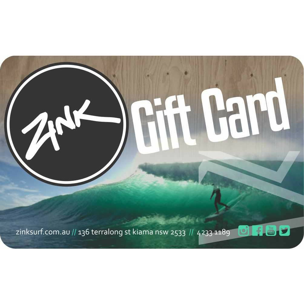 Zink Gift Card – ZinkSurf